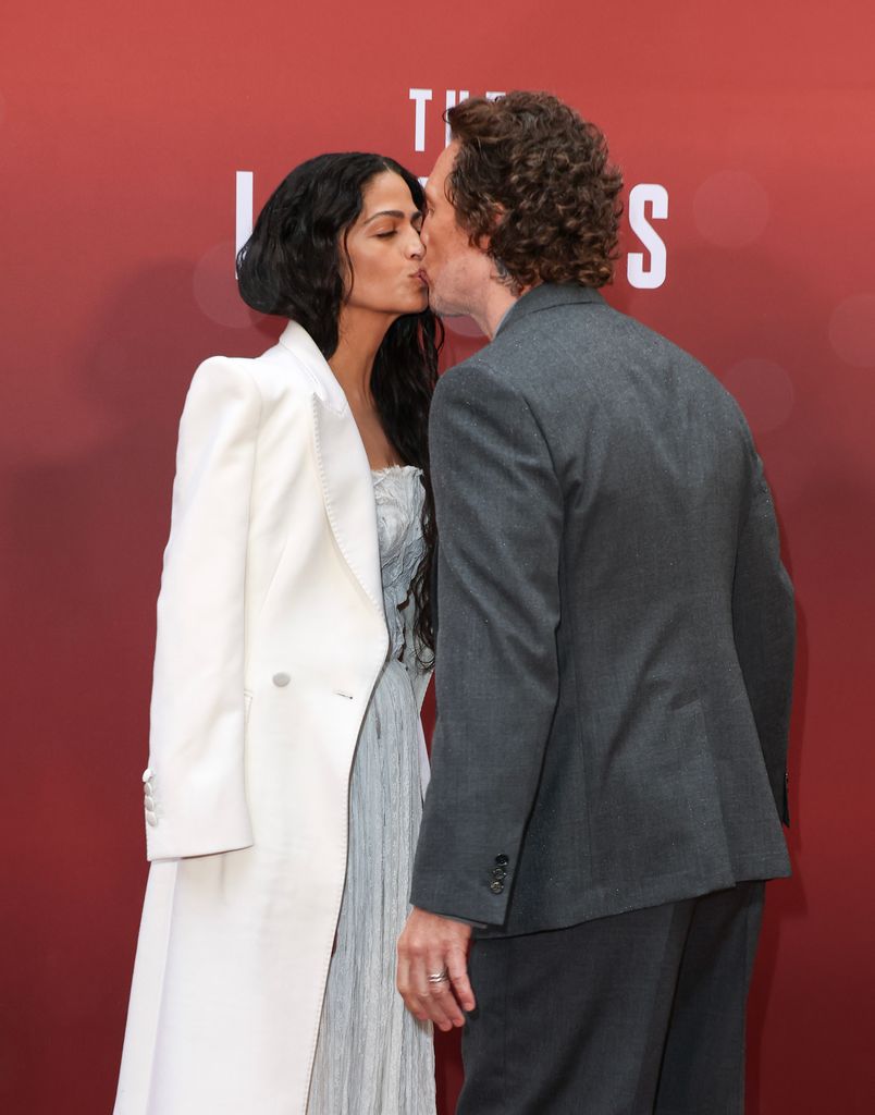 Matthew McConaughey and Camila Alves share romantic moment at 'The Lost ...