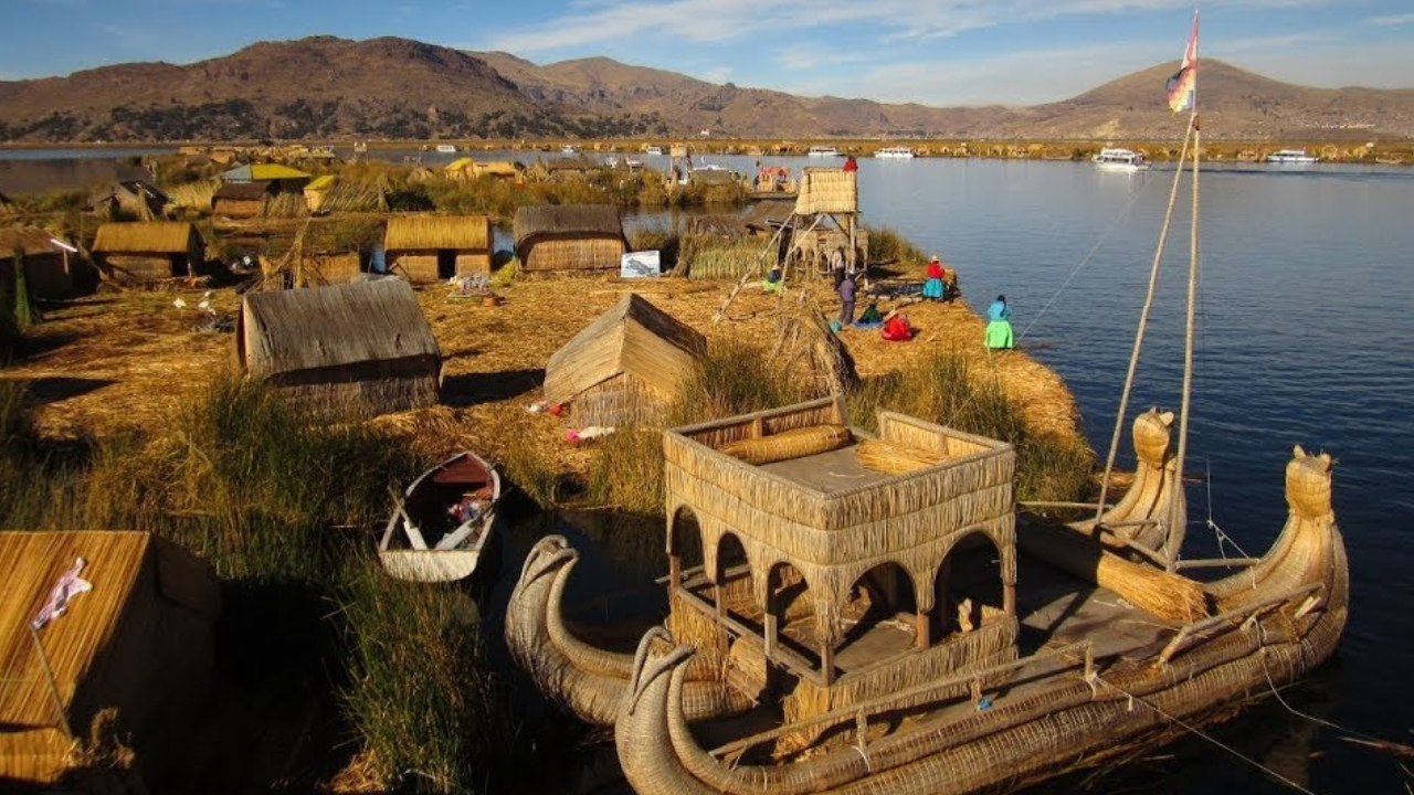 The Mysterious Floating Islands Of The Uros People Of Lake Titicaca In Peru