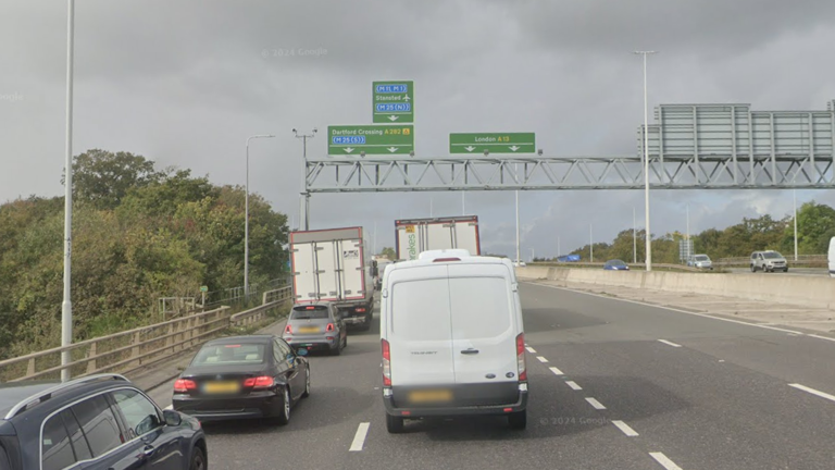 M25 delays near Dartford Crossing after crash