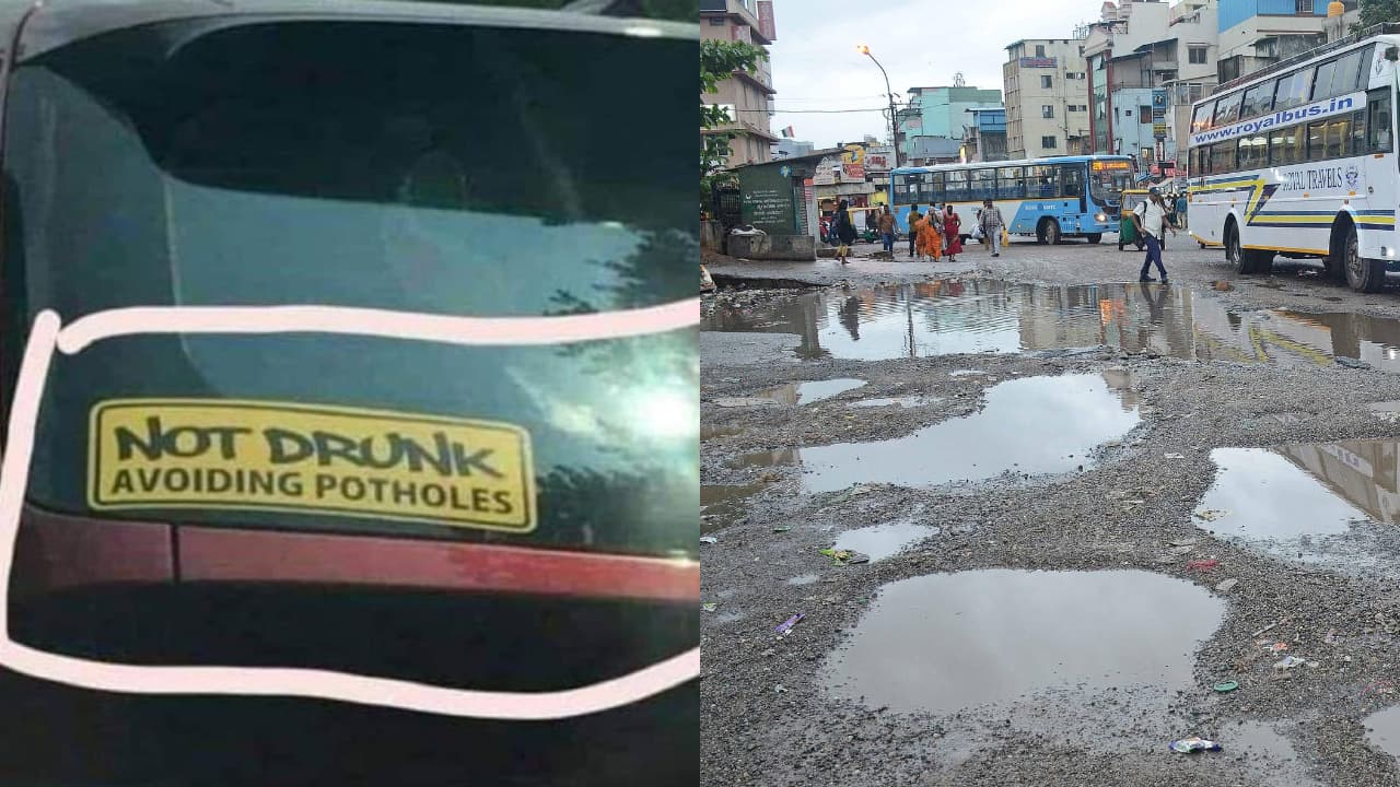 "Not Drunk, Avoiding Potholes": Bengaluru Commuters Turn Road ...