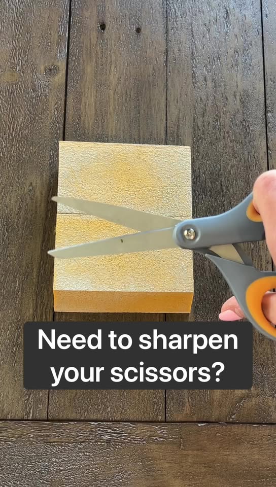 How to Sharpen Scissors Fast With This Simple Trick