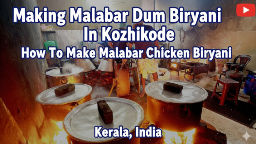 Making Malabar Dum Biryani In Kozhikode - How To Make Malabar Chicken ...