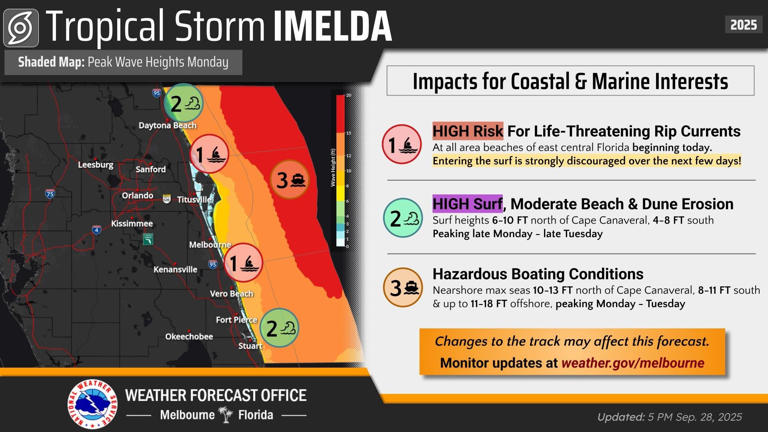 See latest spaghetti models for Tropical Storm Imelda as it moves on ...