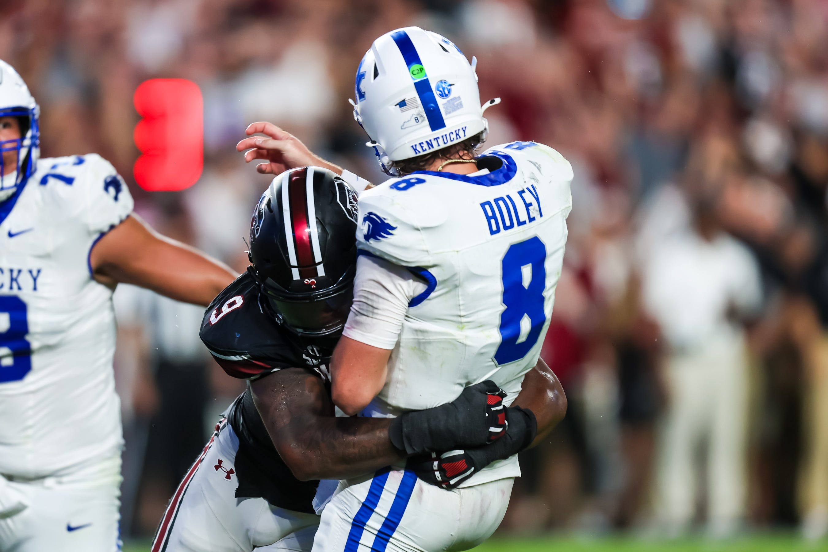 Kentucky quarterback Cutter Boley's QBR rank in the SEC