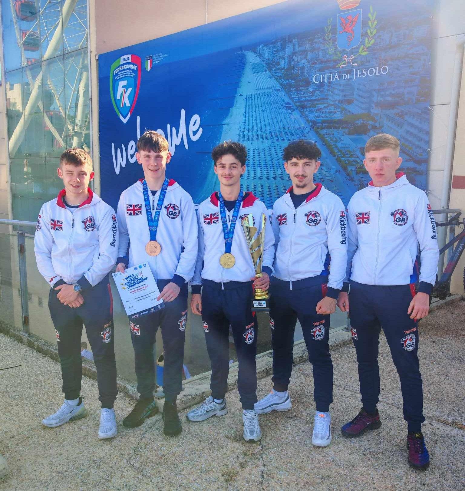 Blyth teens in Italy Kickboxing Championship medal wins