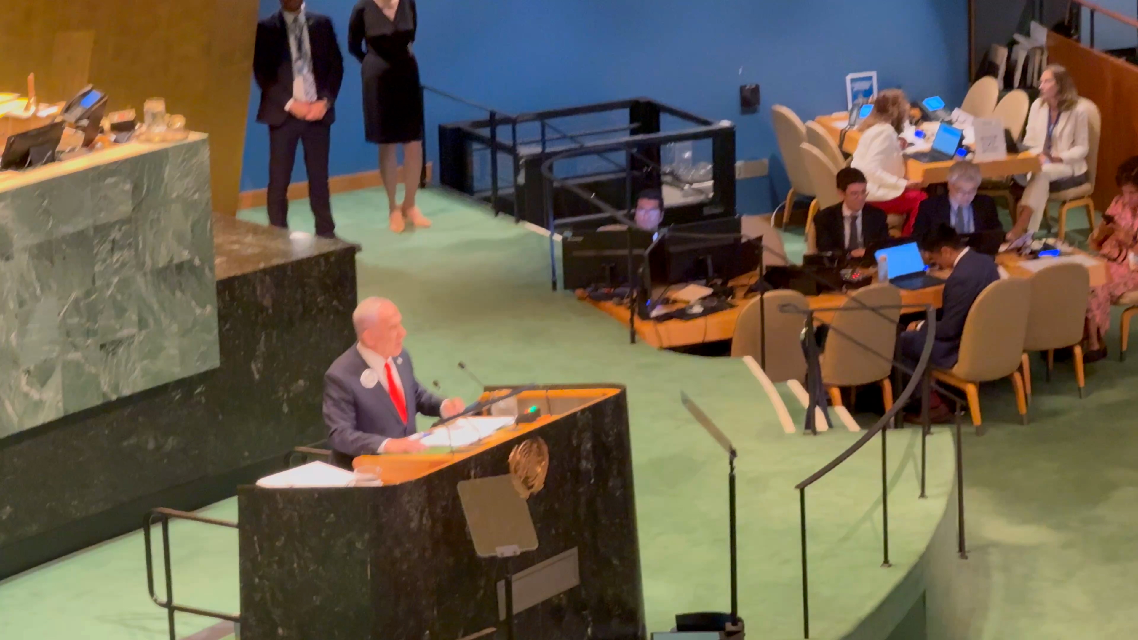 RAW VIDEO: Benjamin Netanyahu, Prime Minister of the State of Israel ...