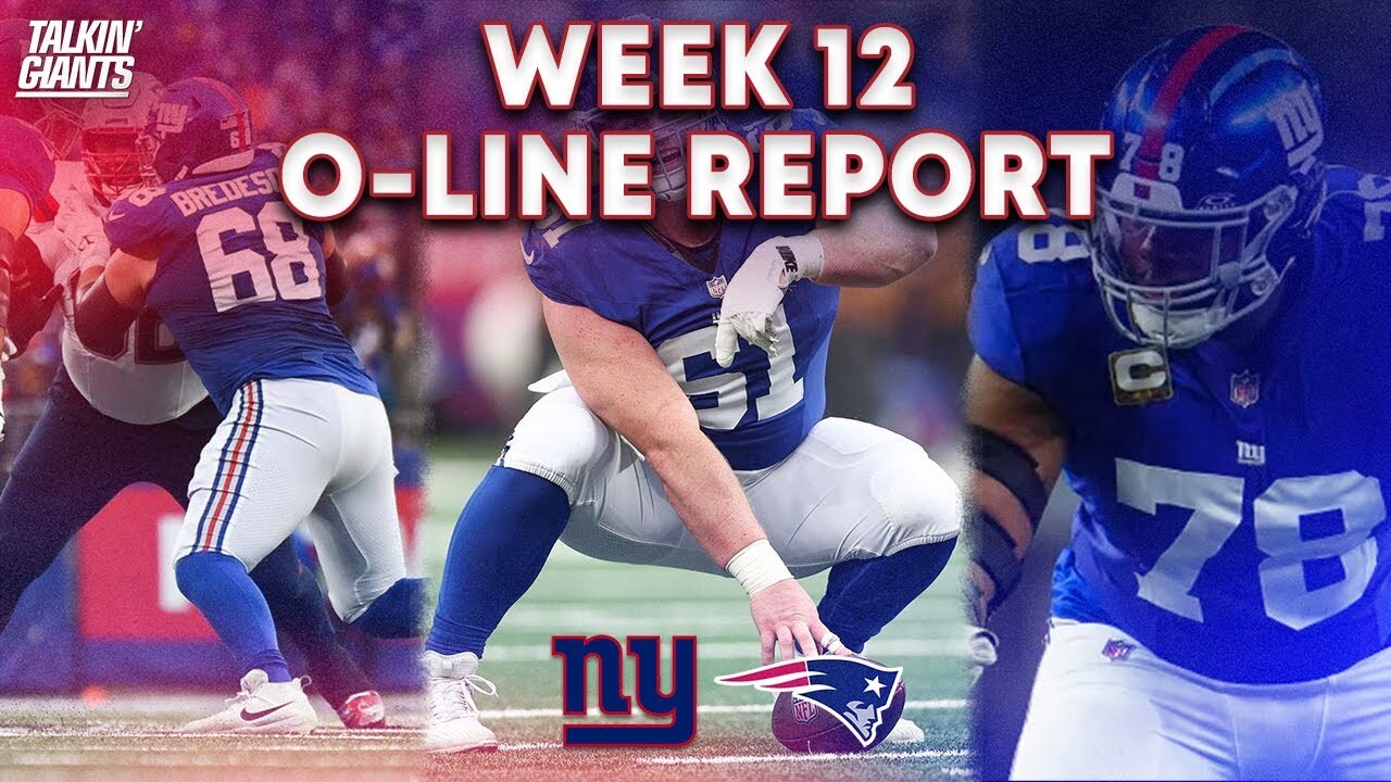 Giants Week 12 Offensive Line Report