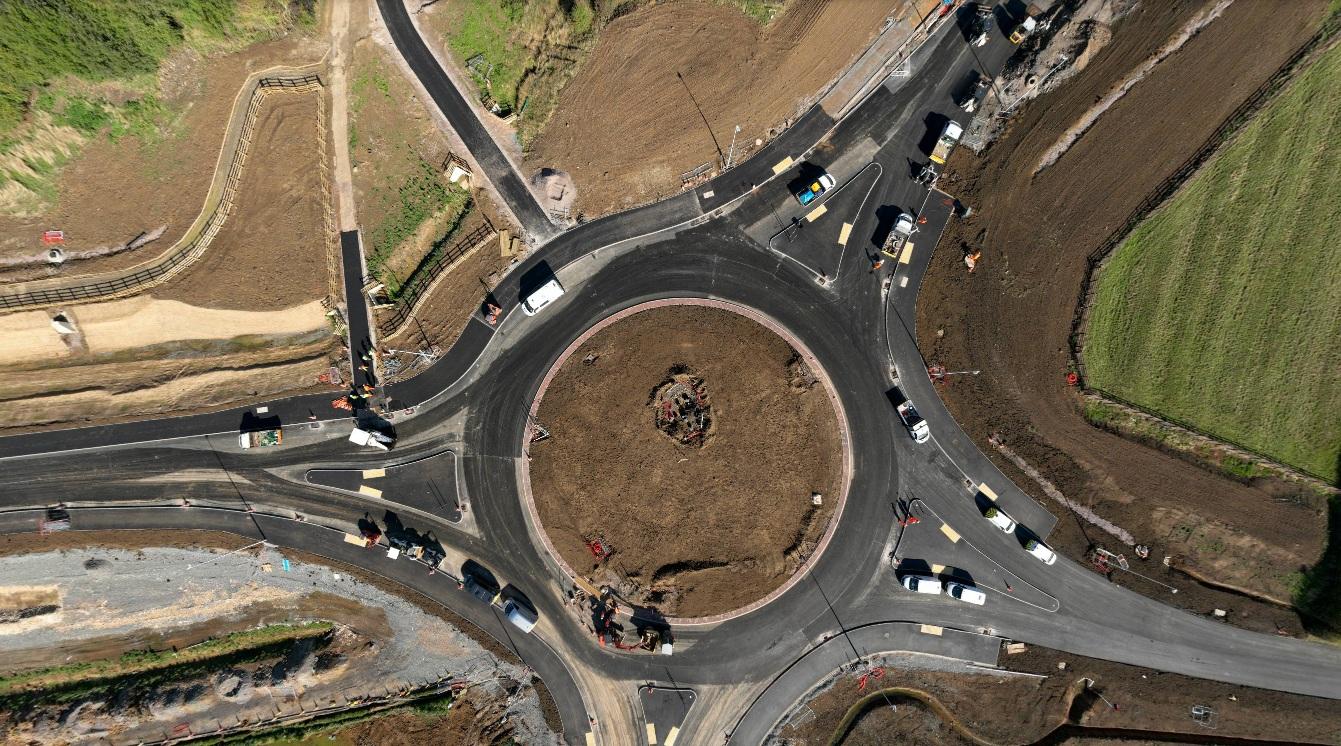 All six roundabouts now open on Melton's partial bypass