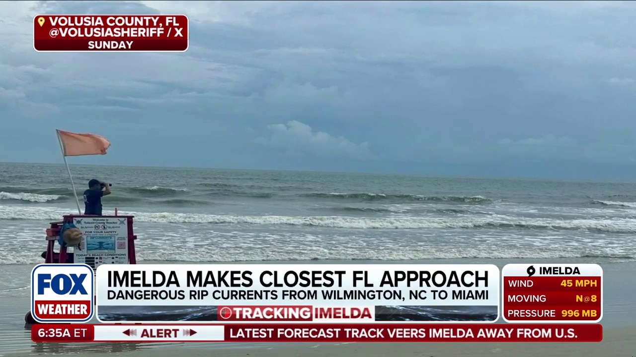 Man drowns in Florida rip current as Tropical Storm Imelda spins off US ...