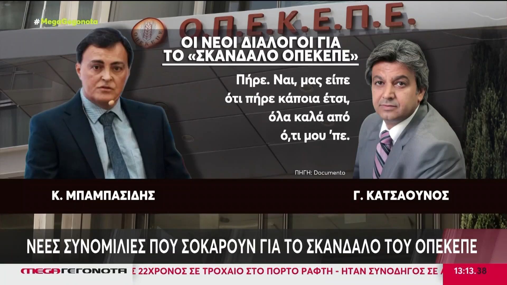 Νέες συνομιλίες που σοκάρουν για το σκάνδαλο του ΟΠΕΚΕΠΕ