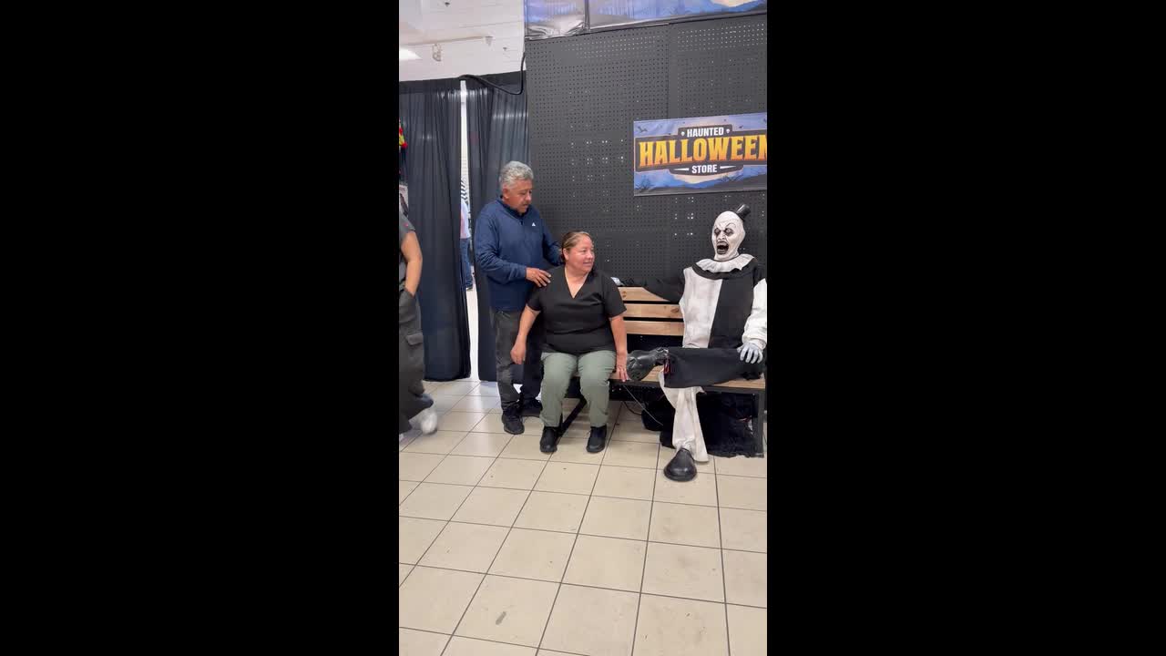 Parents get startled by prank clown scare in West Covina, California, USA