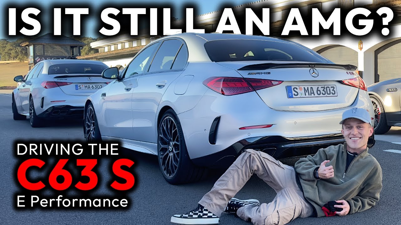 Mercedes C63 AMG S E-Performance Test and Soundcheck