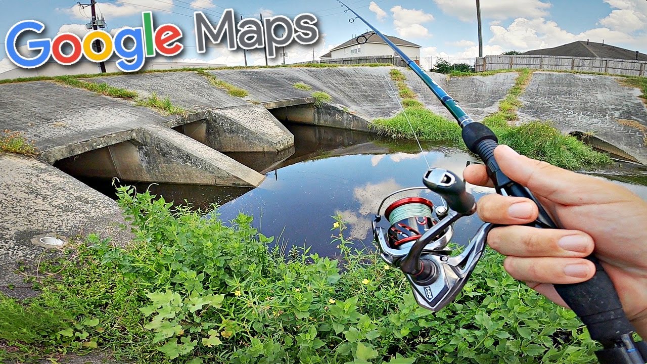 Hidden fishing gems pop up on google maps challenges