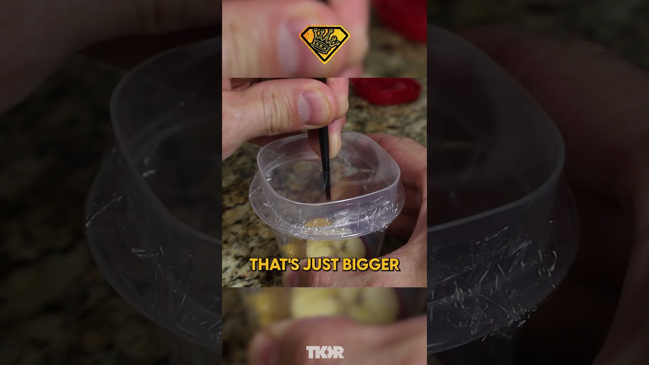 Creating a quick fruit fly trap using basic household ingredients