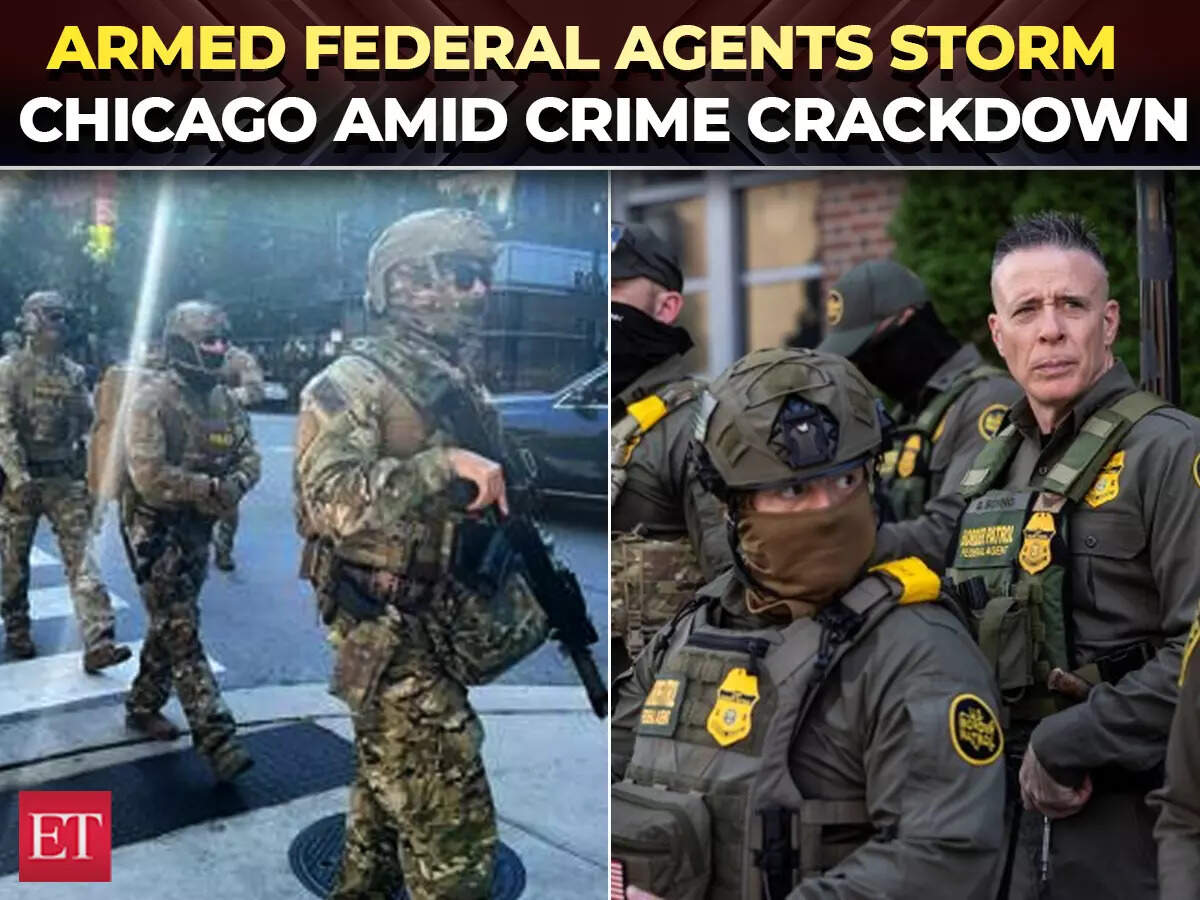 'ICE, go home!': Chaos erupts in Chicago as armed fed agents storm the ...