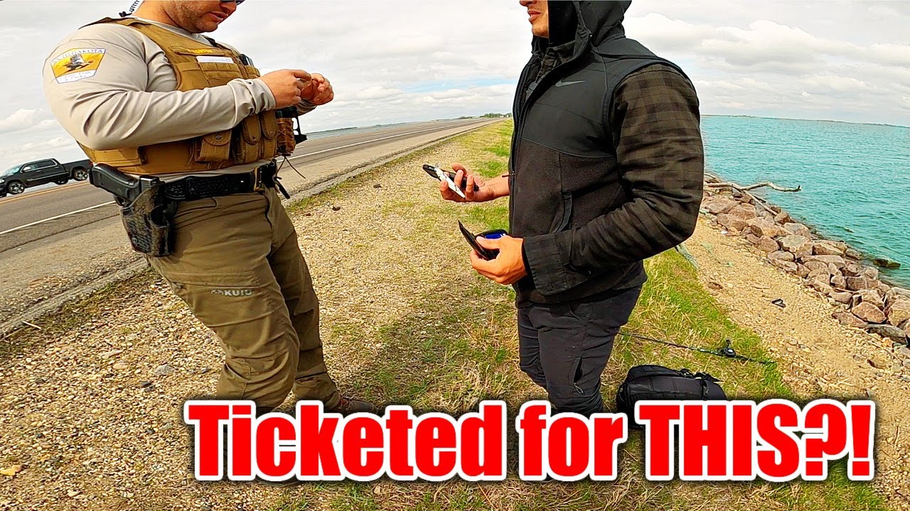 Fun day of bank fishing ruined when game warden arrives