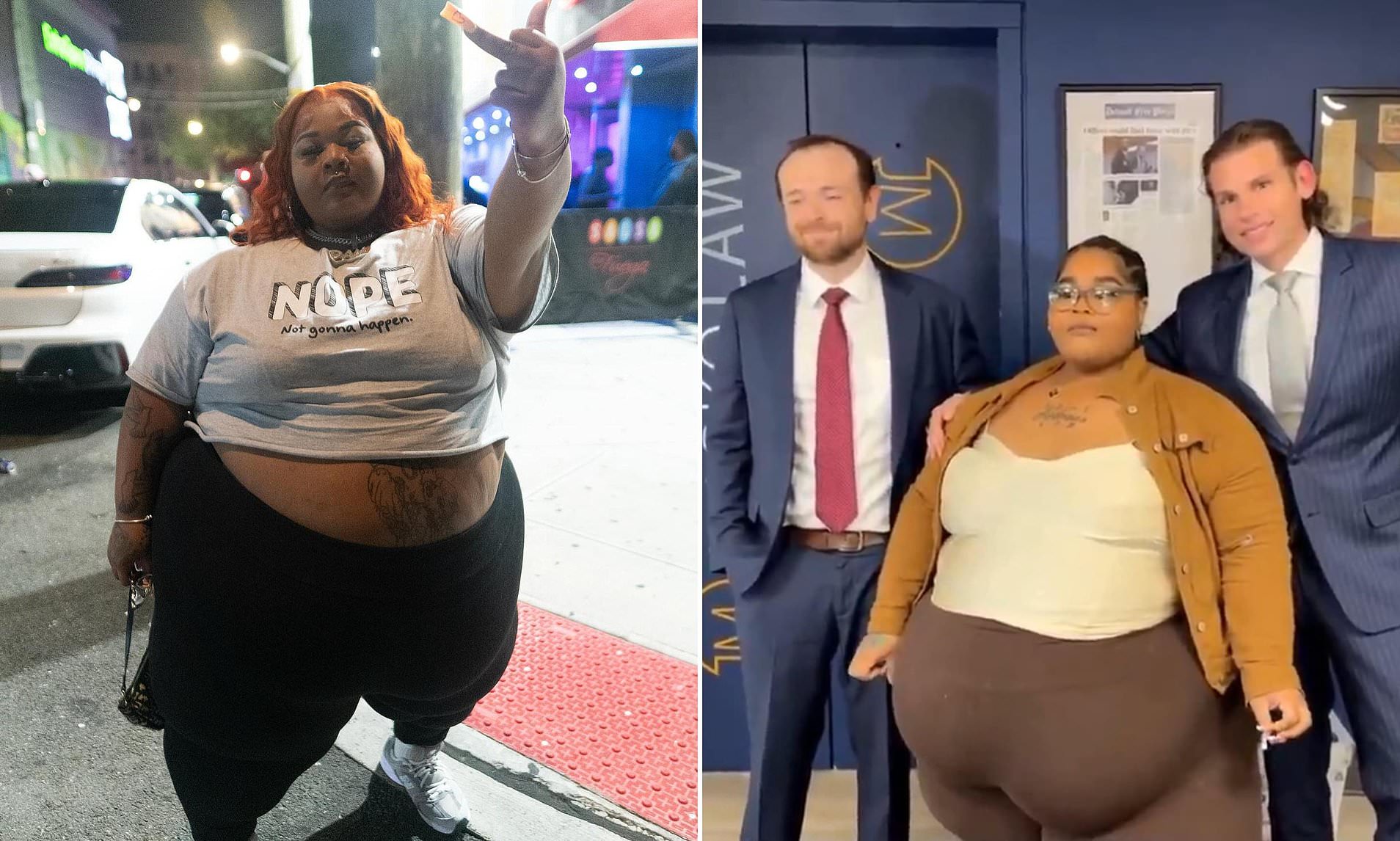 Plus-size rapper settles lawsuit with taxi company after driver refused ...