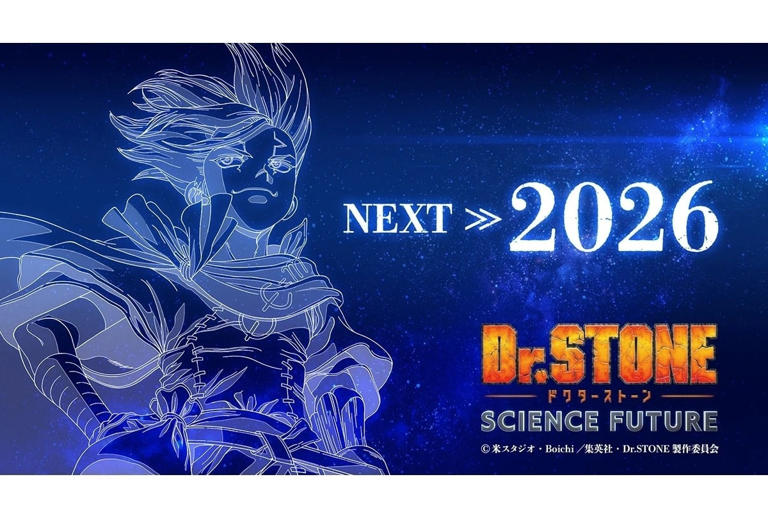 "Dr.STONE SCIENCE FUTURE" Third Cour Confirmed for 2026 Broadcast!