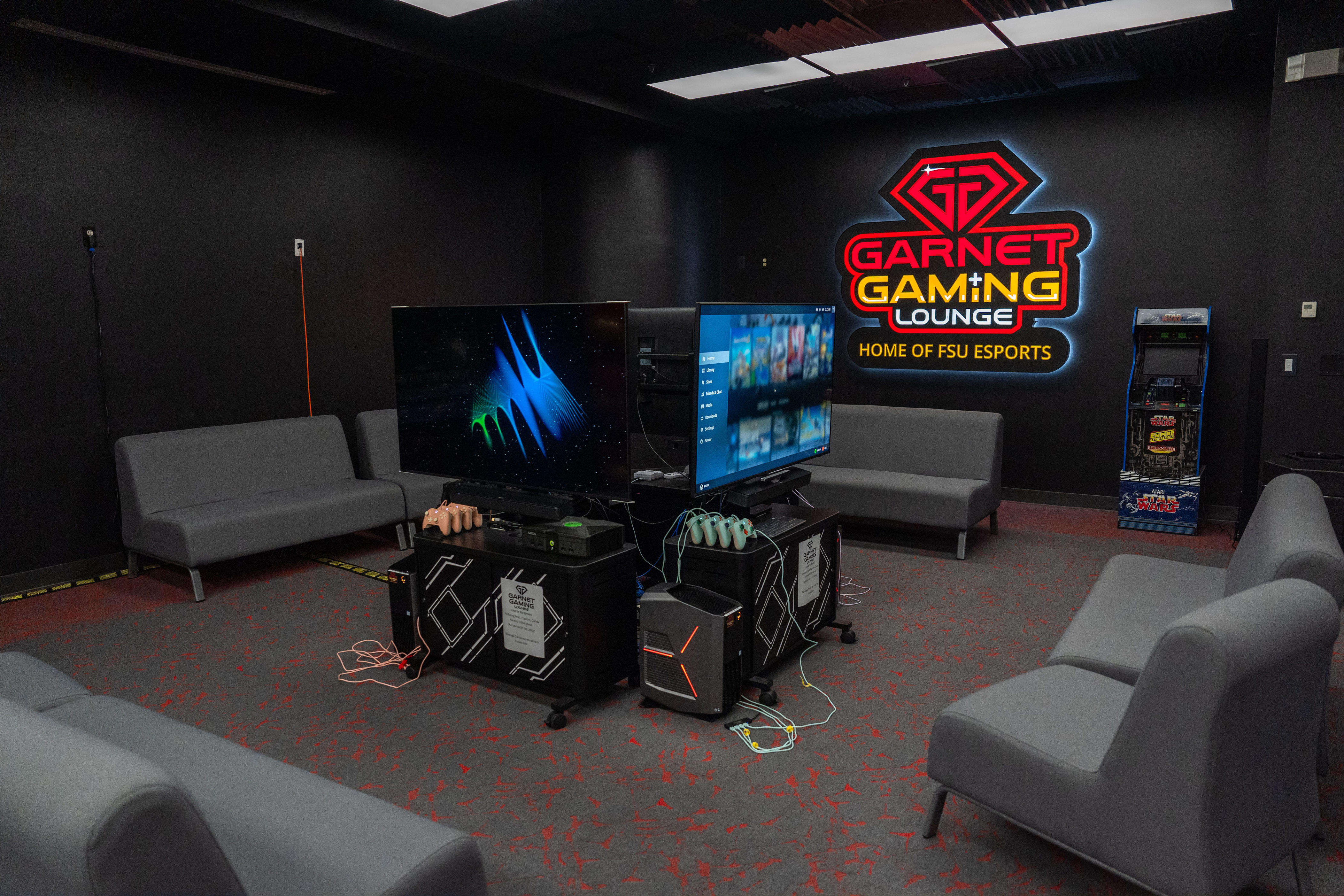 FSU opens ‘invigorating’ Garnet Gaming Lounge on campus for video ...