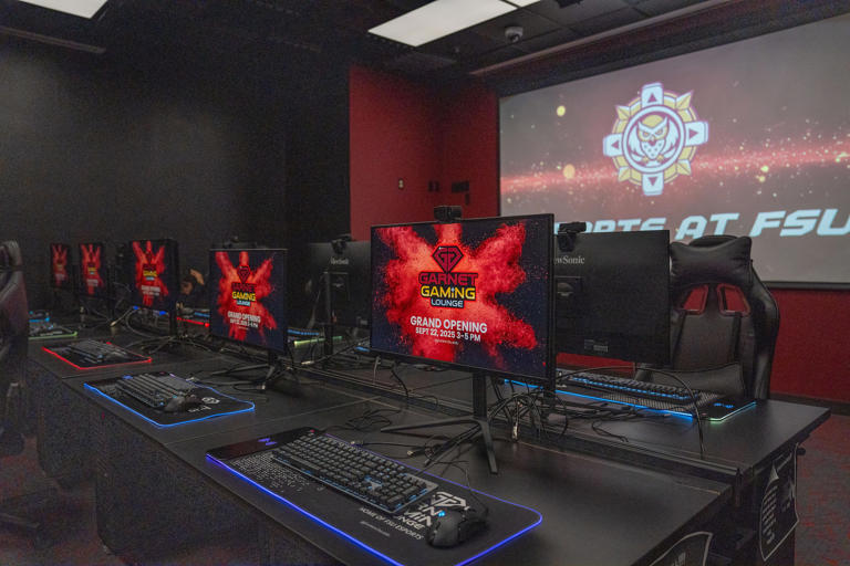 FSU opens ‘invigorating’ Garnet Gaming Lounge on campus for video ...