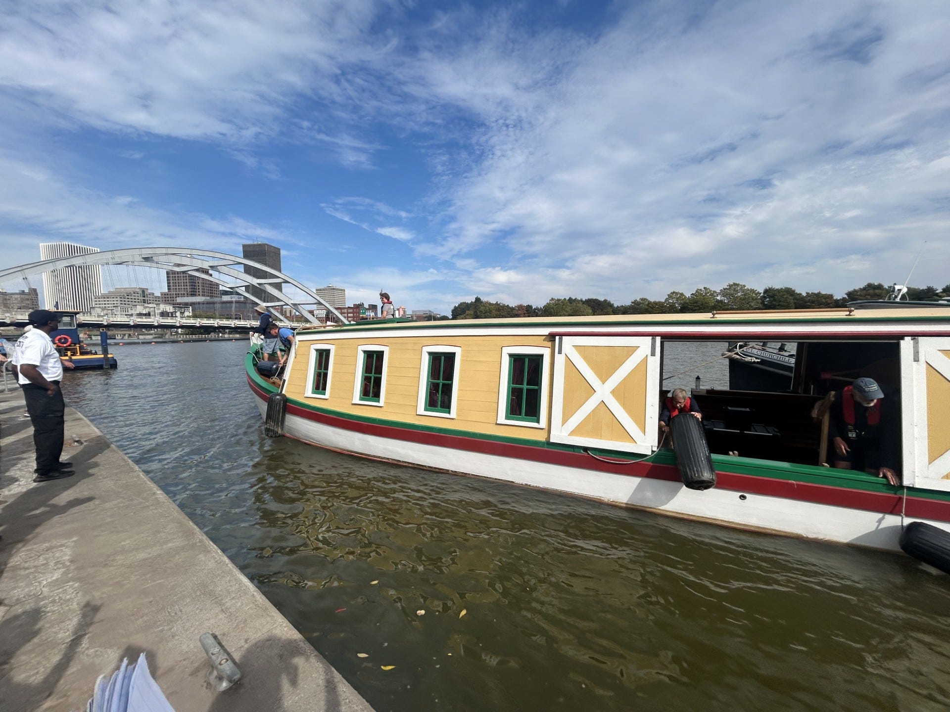 Seneca Chief retraces Erie Canal route, stops in Rochester