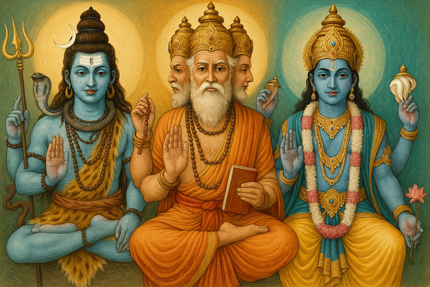 Why Brahma Is Less Worshipped Than Vishnu and Shiva
