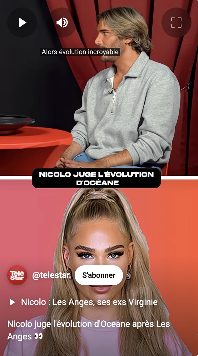 Nicolo juge l’évolution d’Oceane après Les Anges 👀