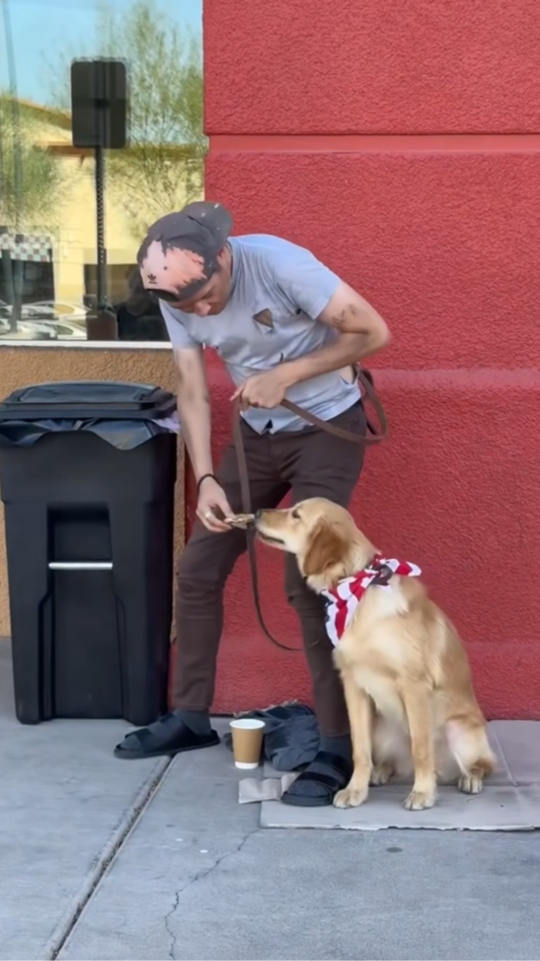 Kind Man and His Dog Receive a Life-Changing Gift