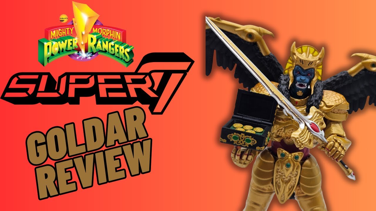 Mighty Morphin Power Ranger Super 7 Goldar Action Figure Review ...