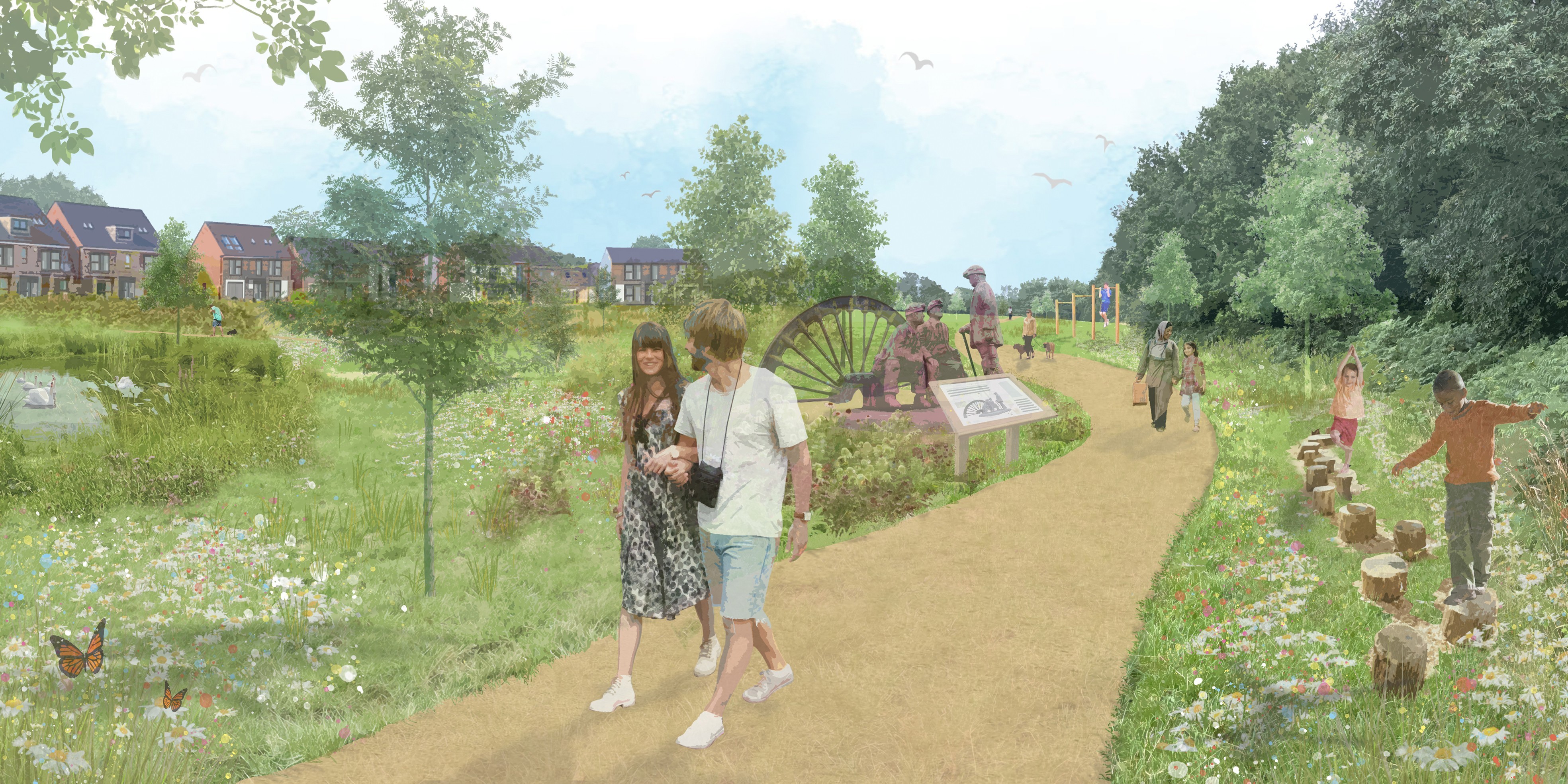 Developers finally unveil 1,450 new homes and link road near M61 - but ...