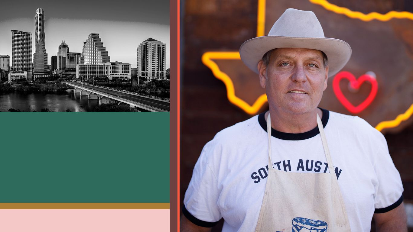 Very best Austin day with neon artist Todd Sanders