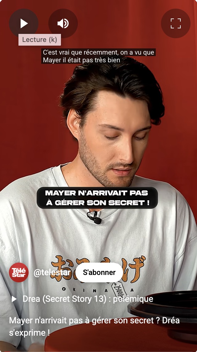 Mayer n’arrivait pas à gérer son secret ? Dréa s’exprime