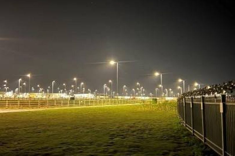 Furious residents say Kent town's border facility ‘lights the sky like ...
