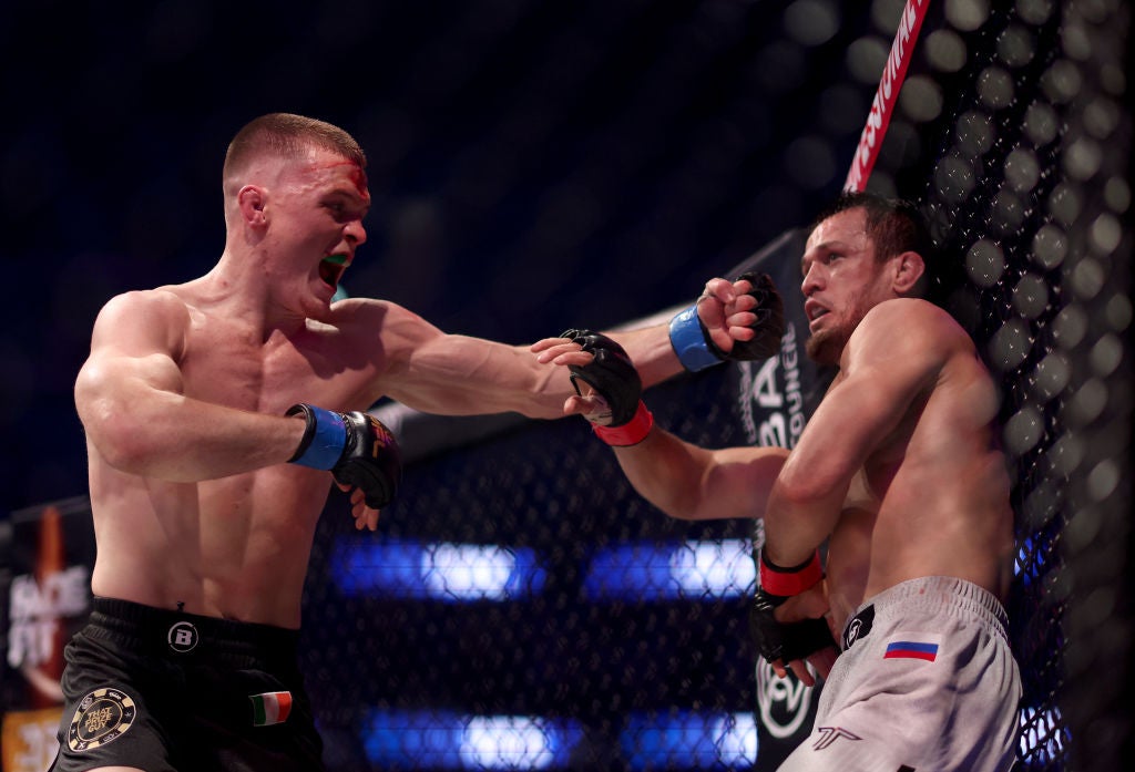 Usman Nurmagomedov vs Paul Hughes 2 live: Fight result as score sparks ...