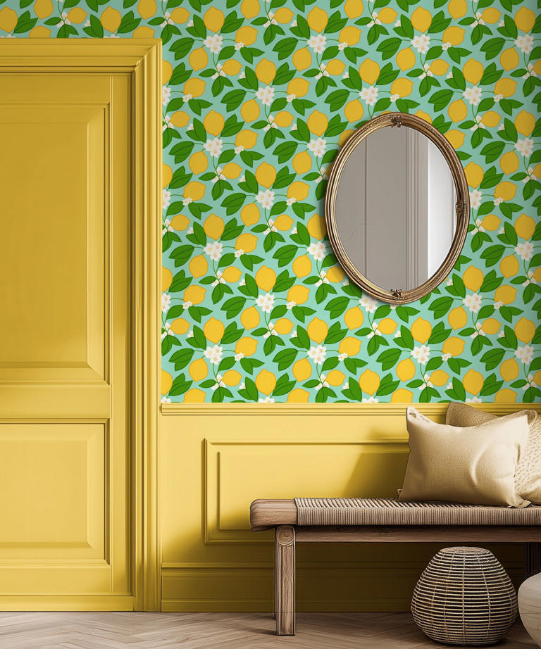 How this ‘outdated’ decor trend is back in style — 18 hallway wallpaper ...