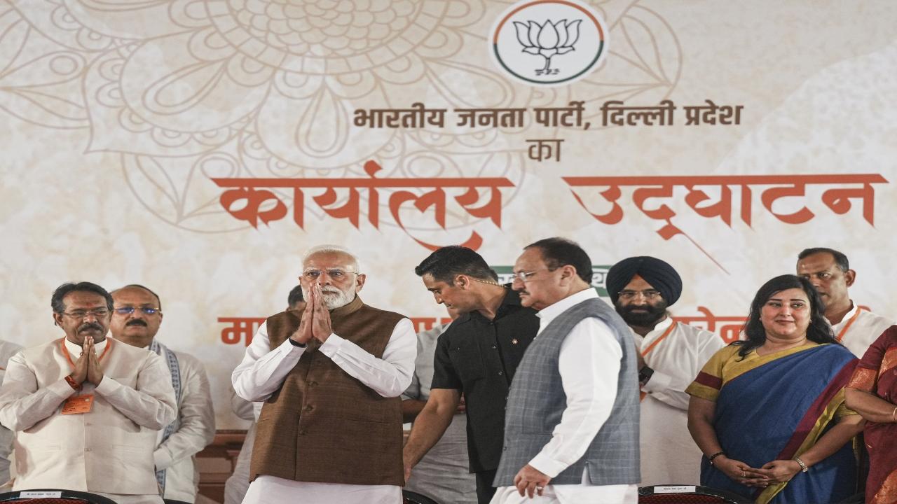 Delhi BJP gets permanent address after 45 years: PM unveils 5-storey building