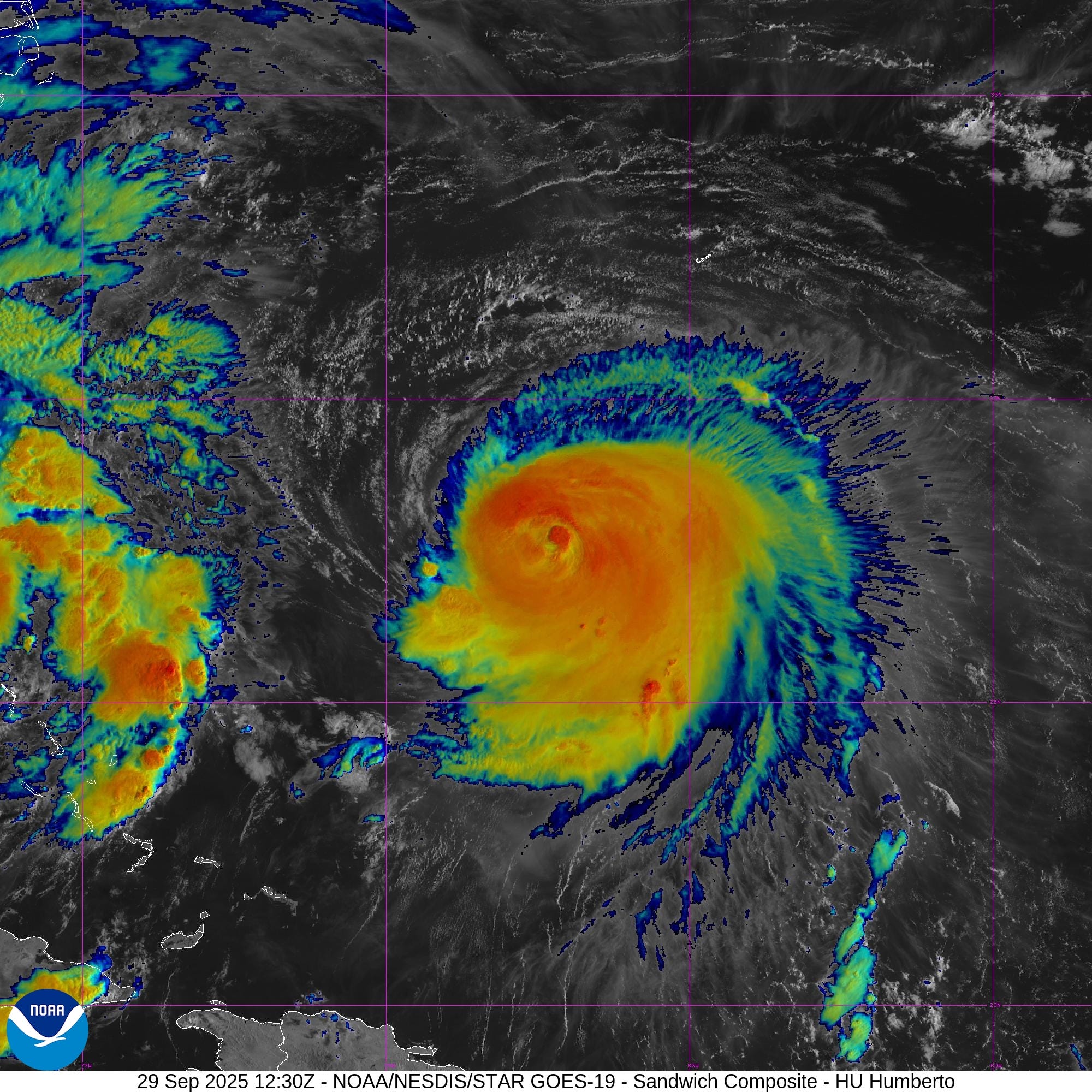 Hurricane Humberto path tracker, latest spaghetti models for Category 4 ...