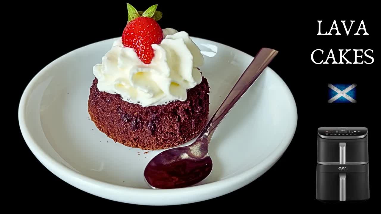 Mini Chocolate Lava Cakes | COSORI Turbo Tower Air Fryer | Recipe & Review