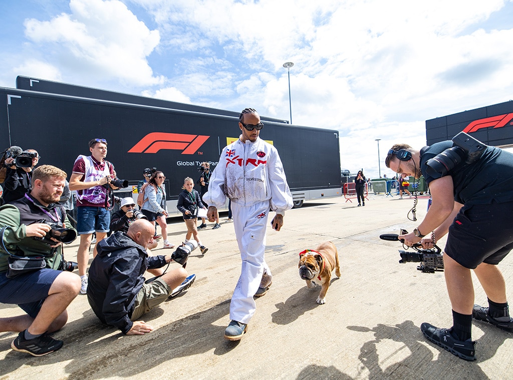 Lewis Hamilton’s Dog Roscoe Dies Days After Slipping Into a Coma