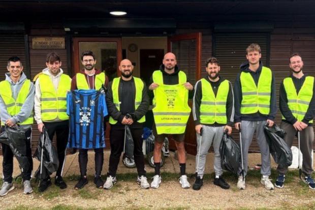 Village football team launches litter-picking initiative after ...