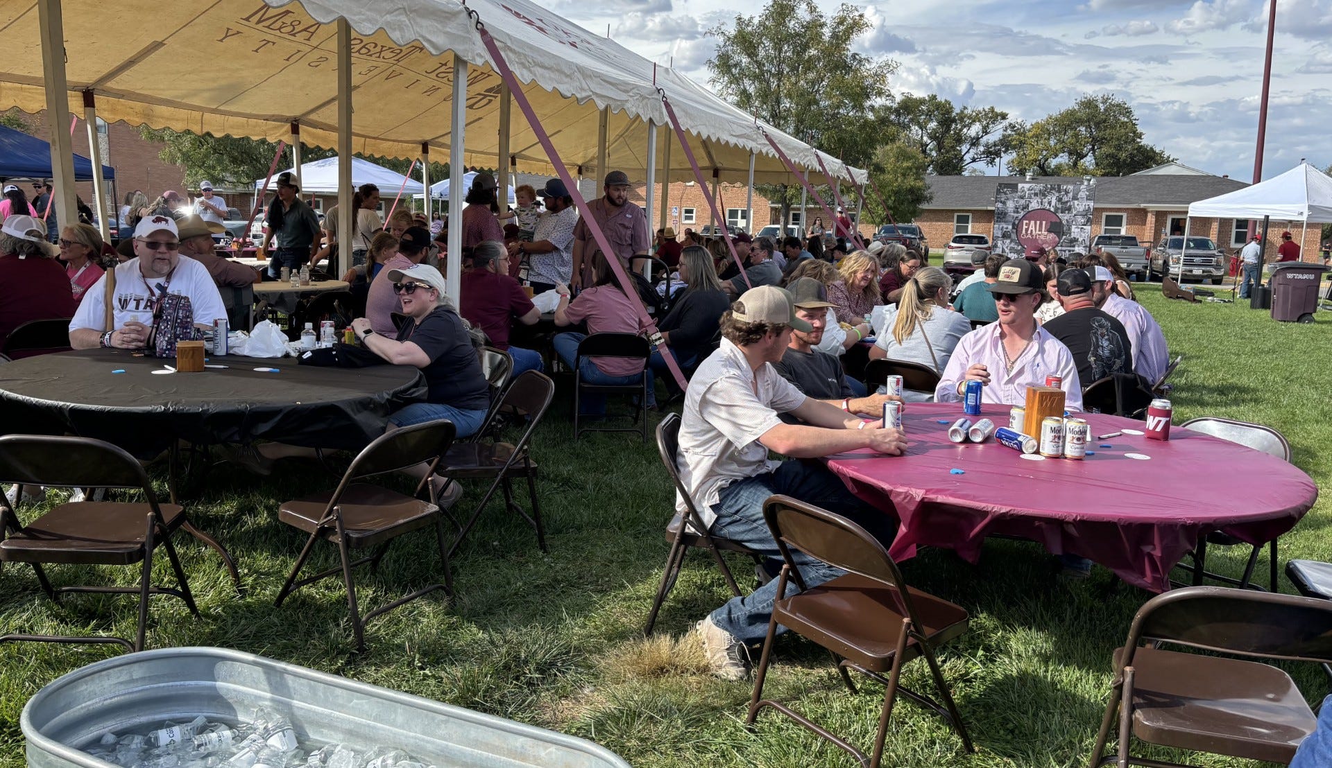 Herds of students, WT alumni attend Fall Gather at Buffalo Courts