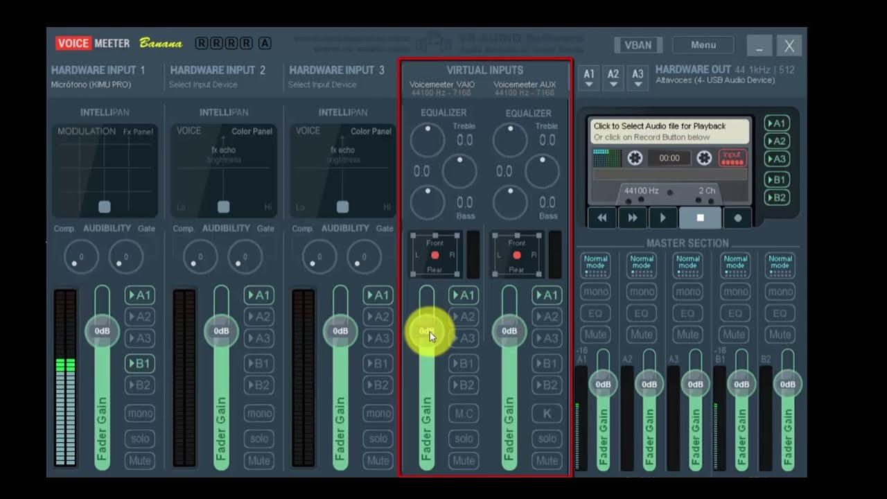 Tutorial de introducción a Voicemeeter Banana: guía completa
