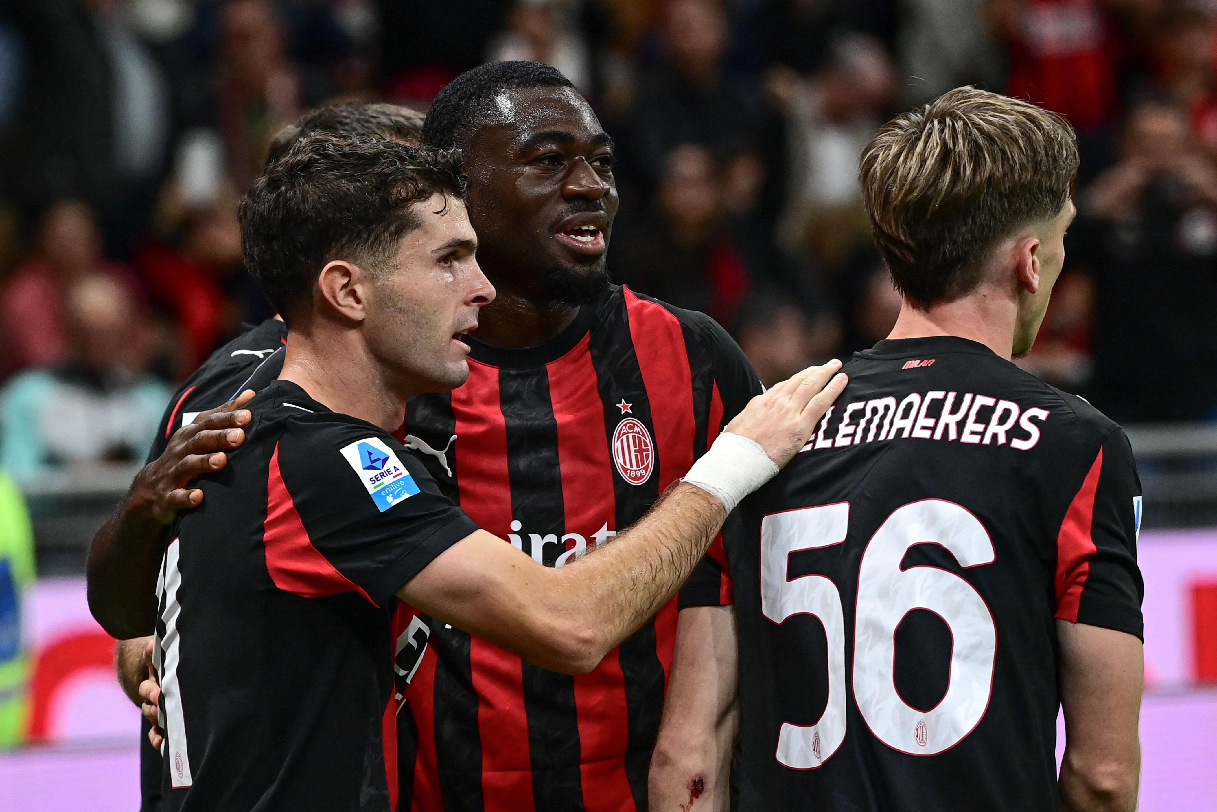 Pulisic: AC Milan 'sent a message' with Napoli win