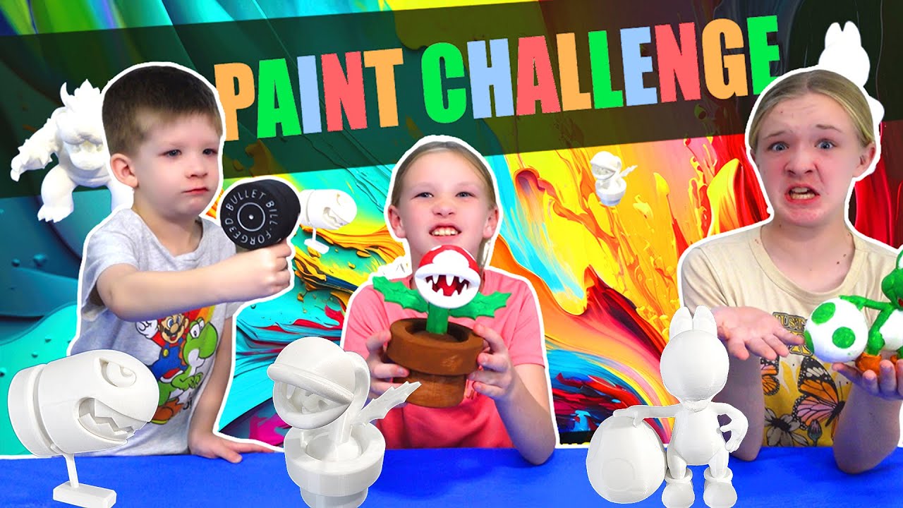Super Mario 3D paint challenge!