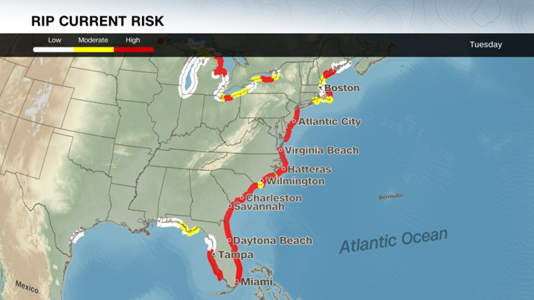Imelda and Humberto deliver double threat — dangerous surf and coastal ...