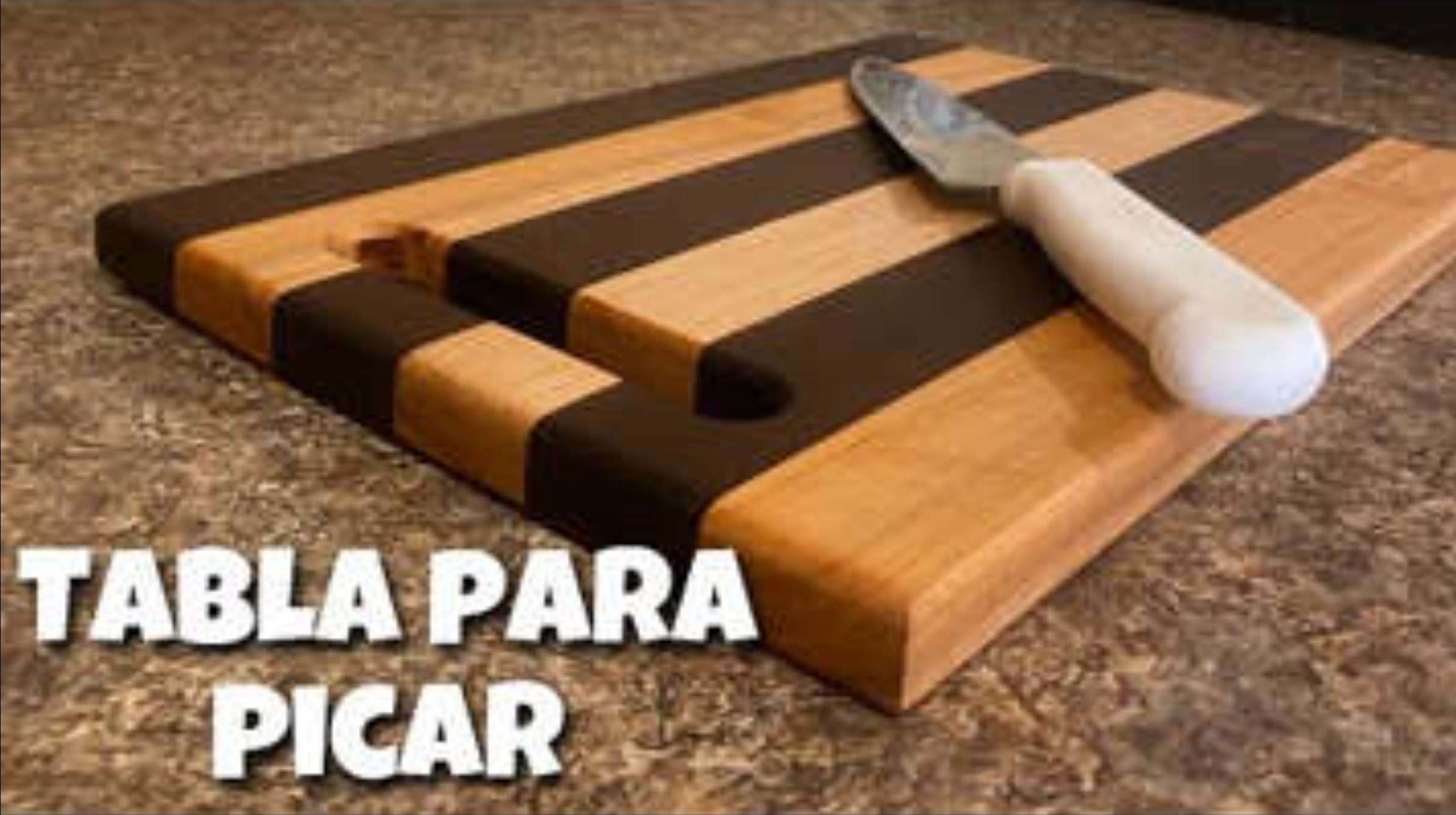 Tabla Para Picar de Madera Fácil de Hacer – Guía Paso a Paso | Cutting ...