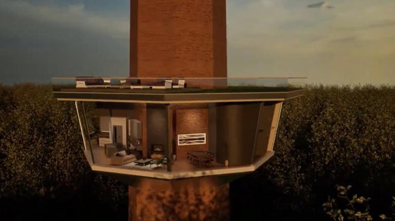 Here’s someone’s chance to live inside a Victorian chimney