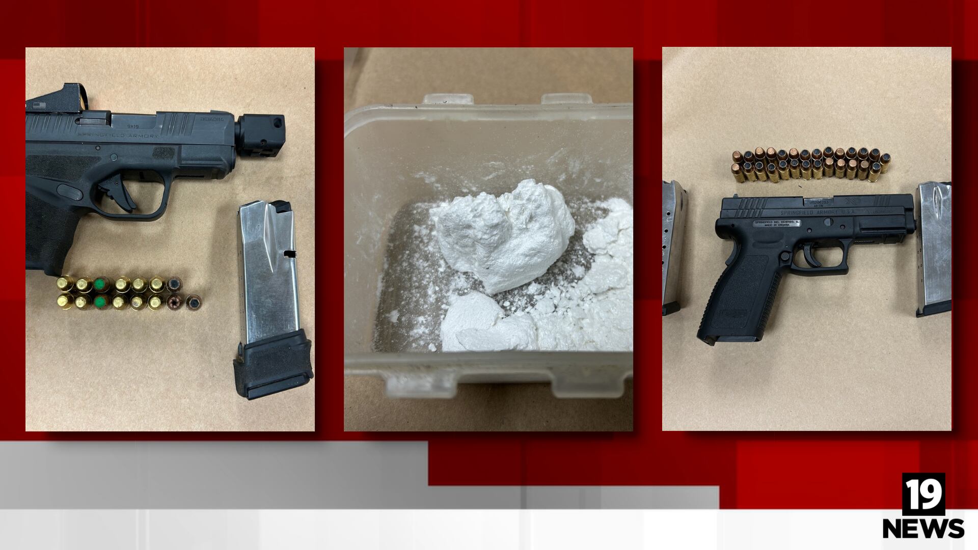 Cocaine, weapons found during Geauga County drug bust