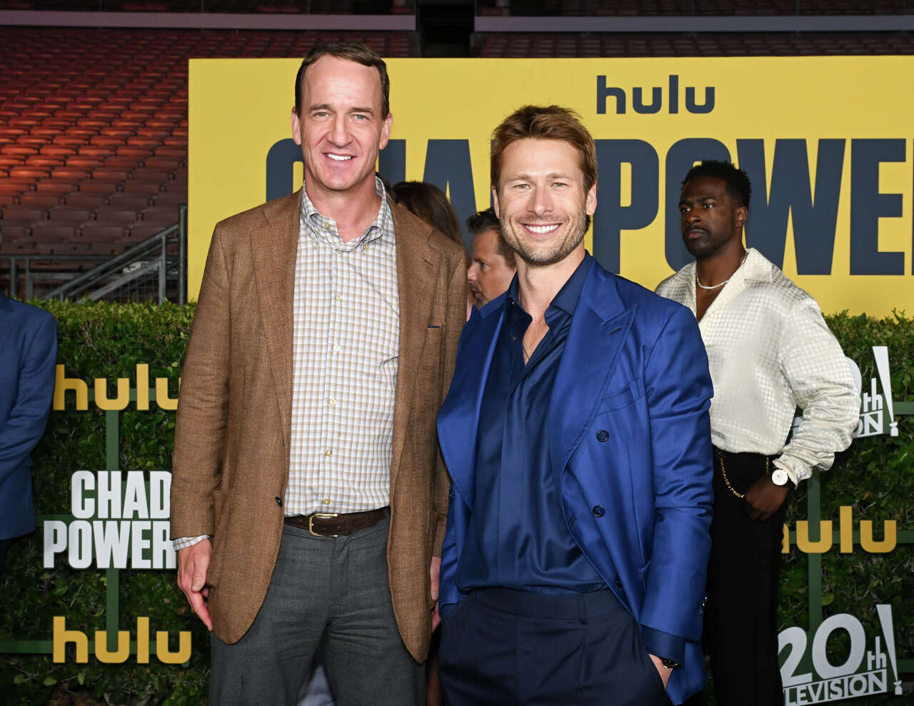 These NFL legends helped prep Glen Powell for upcoming show
