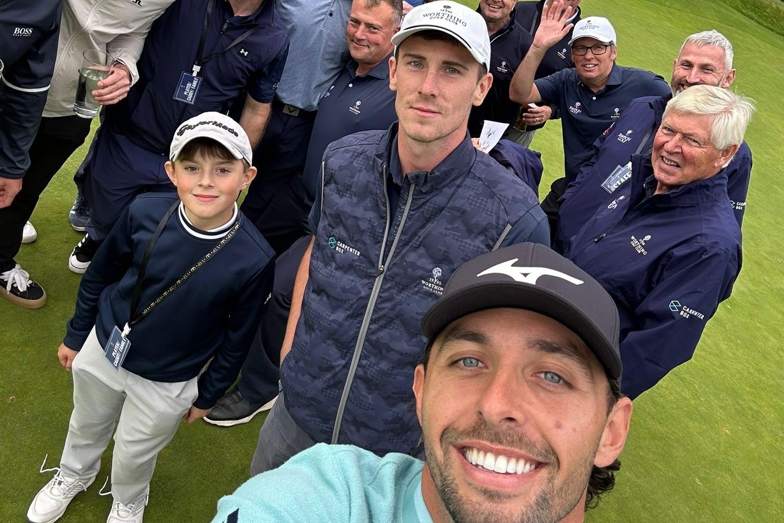 DP world tour star Marco Penge returns to Worthing Golf Club for ...